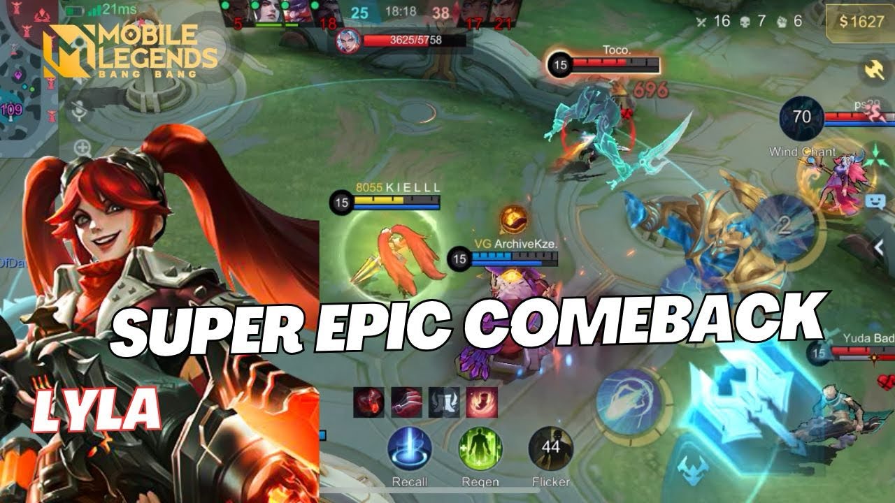 Super Epic Comeback Dari Lyla | Mobile Legends Bang Bang - YouTube