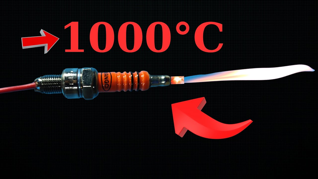 The simple way to make a welding machine from a spark plug at home ...