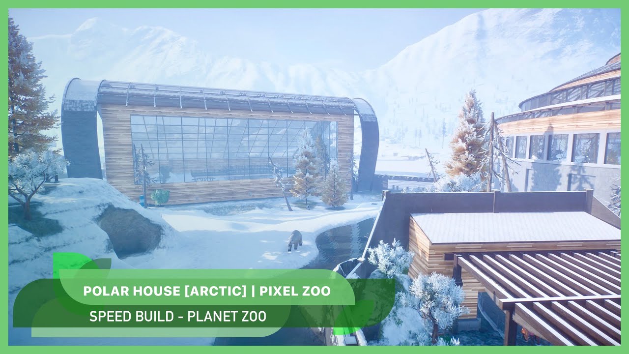 Polar House ️ | Arctic Dome | Pixel Zoo | Planet Zoo | Let's build | Speed Build #6 - YouTube