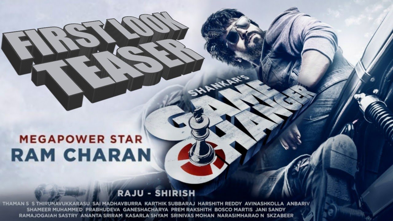 Game Changer Movie Teaser - Ram Charan | Kiara Advani | Shankar ...