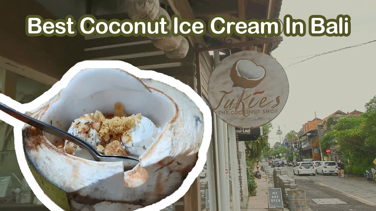 Tukies The Best Coconut Ice Cream In Bali - YouTube