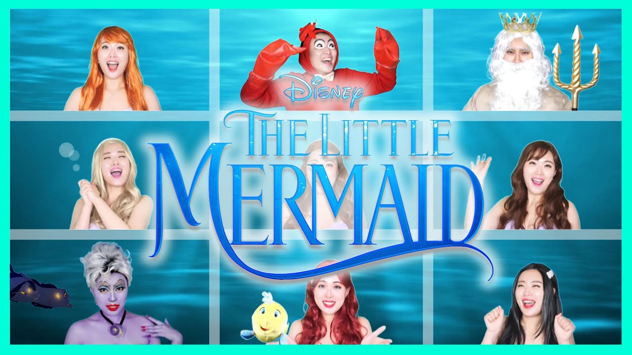 “LITTLE MERMAID MEDLEY” (One Woman Cover) I LOVE DISNEY♥ GAIA MUSICAL ...