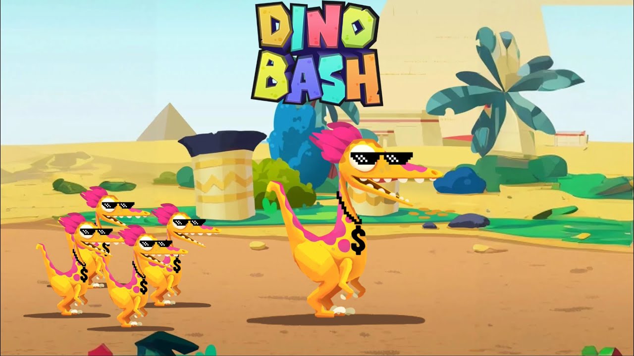 Thug life raptor!!! Dino bash travel through time!!! - YouTube