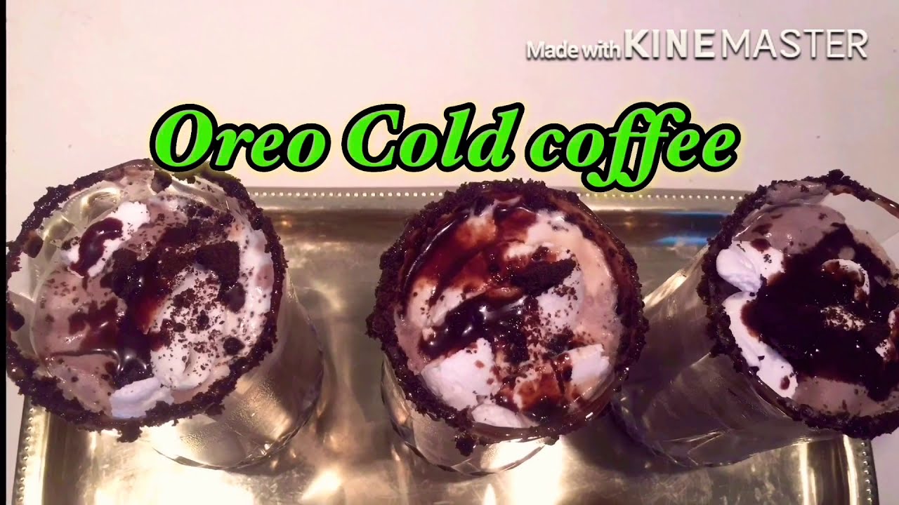 Oreo Cold Coffee | Instant Cold can coffee | Kids Special | Summer ...
