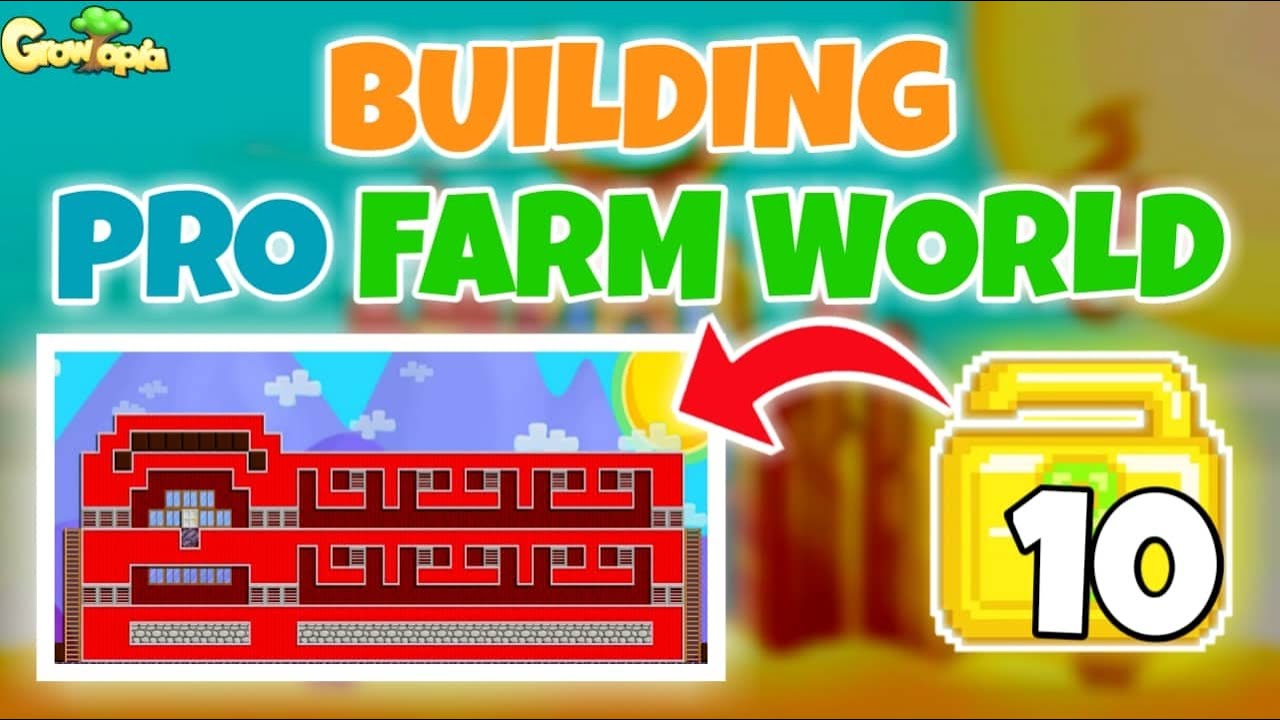 Building PRO FARM WORLD using 10WLS! | Growtopia - YouTube