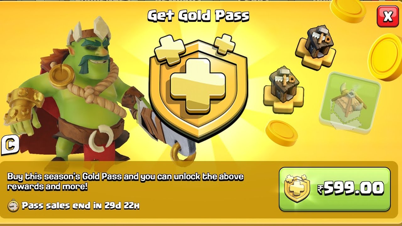 July Month Gold Pass: The Game-Changing Updates in Clash of Clans - YouTube