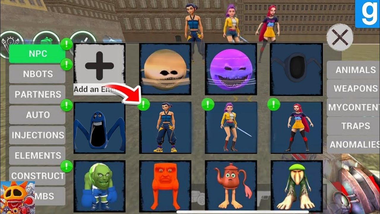 Nextbots in playground mod updated new sea hungry worm monster demon ...