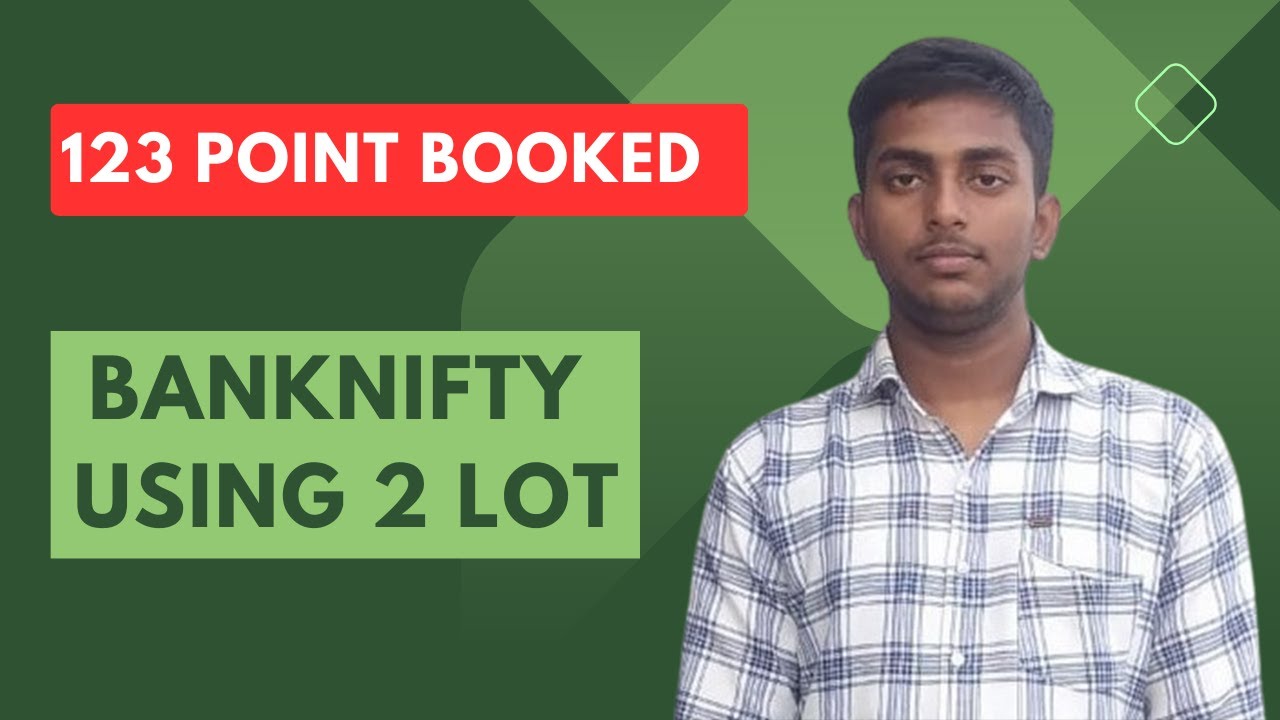 Banknifty 123 Points Booked Using 2 Lots - YouTube