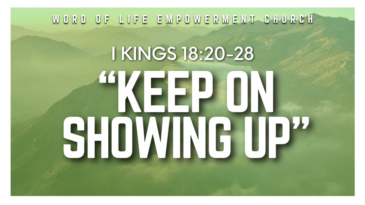 "Keep On Showing Up" | Pastor Al Morton, II | 1/18/2026 - YouTube