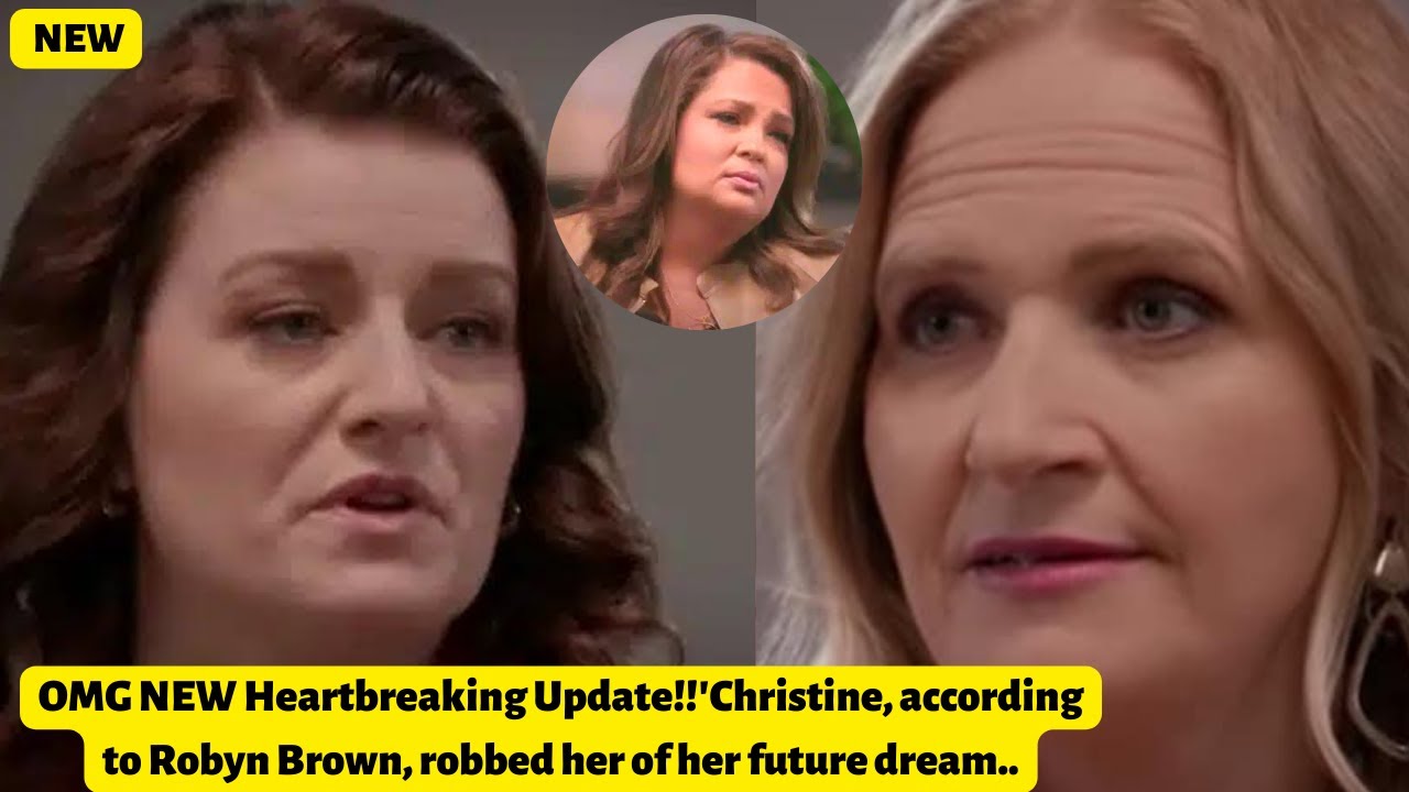 OMG New Heartbreaking Update!!Christine, according to Robyn Brown ...
