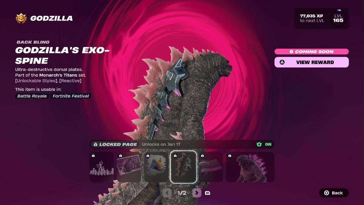 Godzilla - Battle pass | Fortnite - YouTube
