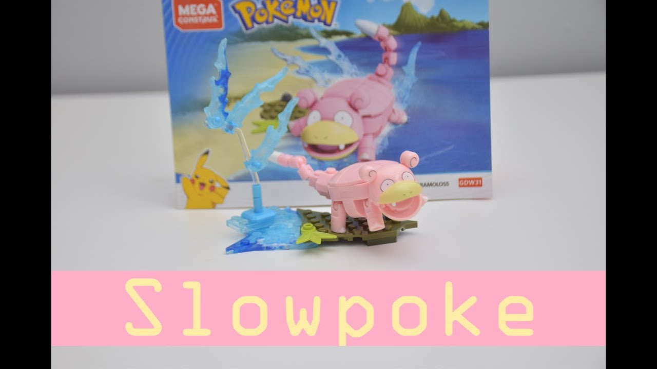 Mega Construx Pokemon Slowpoke - YouTube