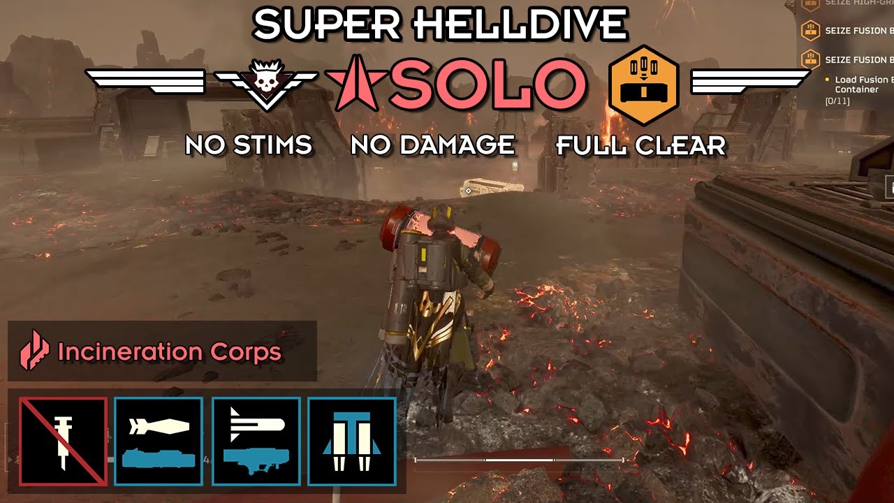 Helldivers 2 - Confiscate Assets (Super Helldive Solo / No Stims, No ...