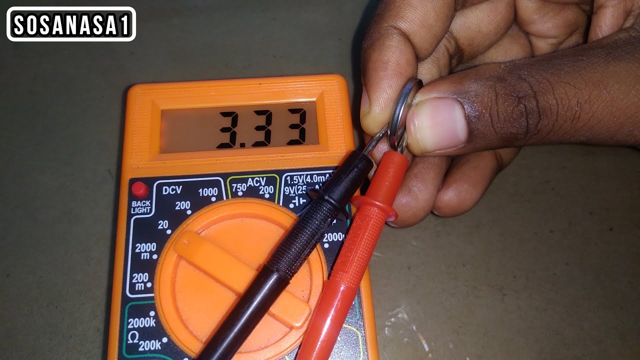 How to USE a multimeter / Tester to test batterys - YouTube