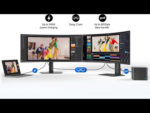 Review Samsung ViewFinity S8 40” 5K2K 144Hz Curved Monitor | Thunderbolt 5 WUHD