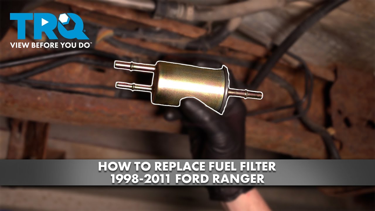 How to Replace Fuel Filter 1998-2011 Ford Ranger - YouTube