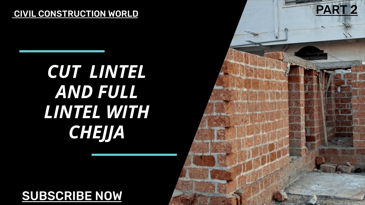 How To Make Cut Lintel And Full Lintel Chejja Difference कट लिंटेल और ...
