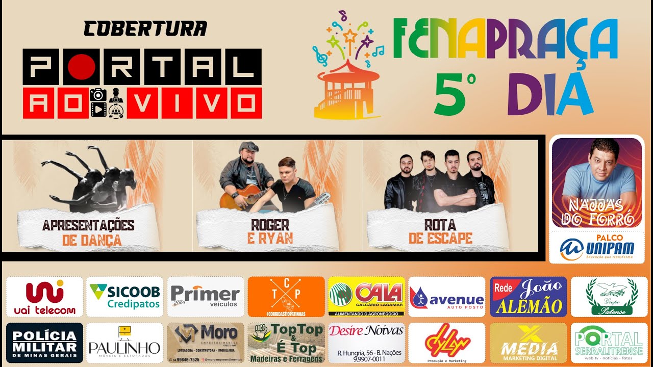 FENAPRAÇA DIA 14 - Festival de Dança - Rota de Escape - Roger e Ryan ...