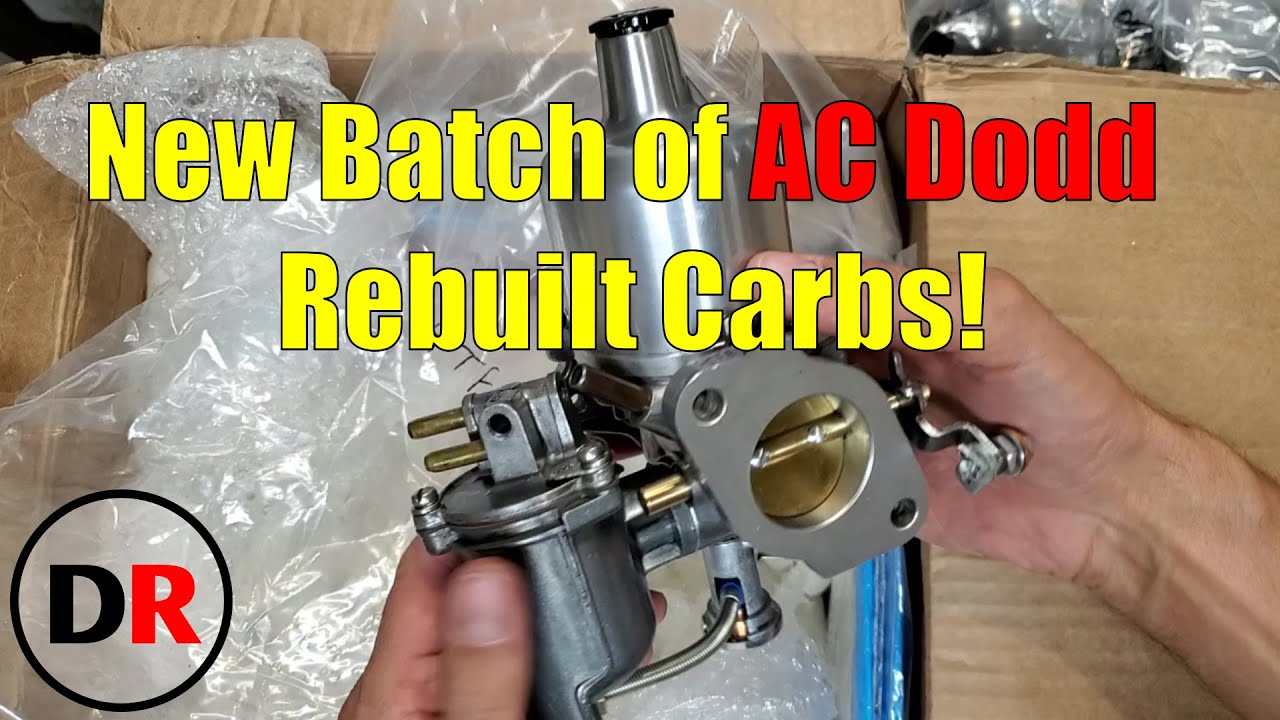 Unboxing freshly rebuilt carbs from AC Dodd! Plus bonus sticker and mug - YouTube