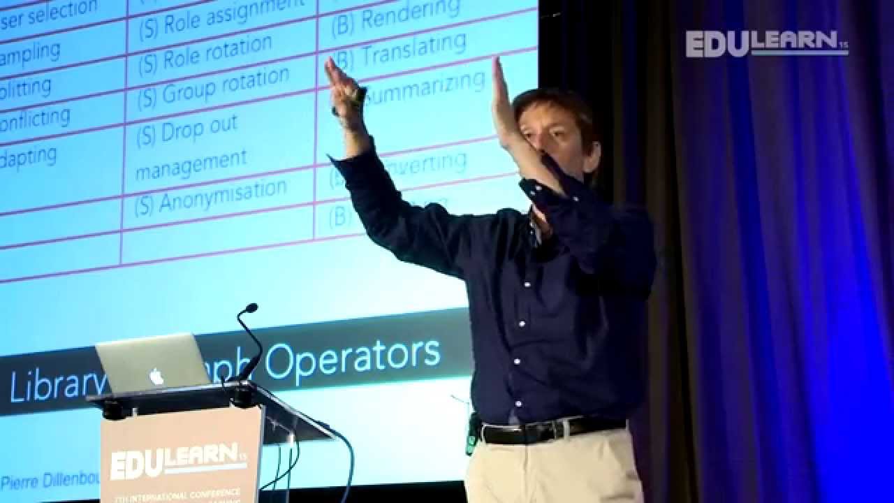 Prof. Pierre Dillenbourg. Orchestration Graphs. EDULEARN15 Keynote ...