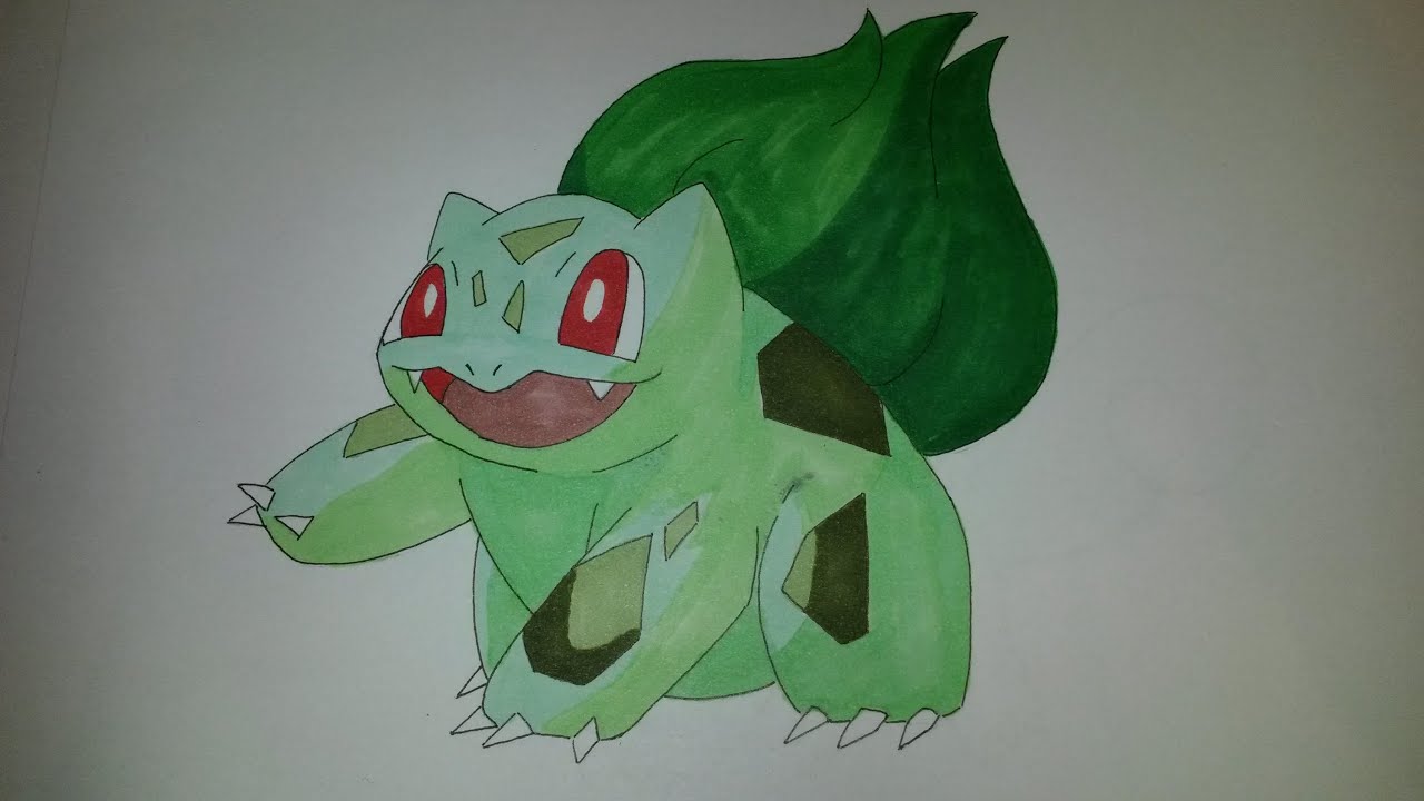 HOW TO DRAW #001 BULBASAUR POKEMON - YouTube