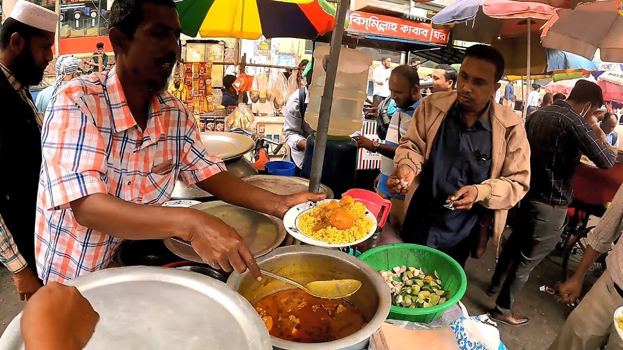 It's a Lunch Office Time in Dhaka Banani l Cheapest Roadside Unlimited ...