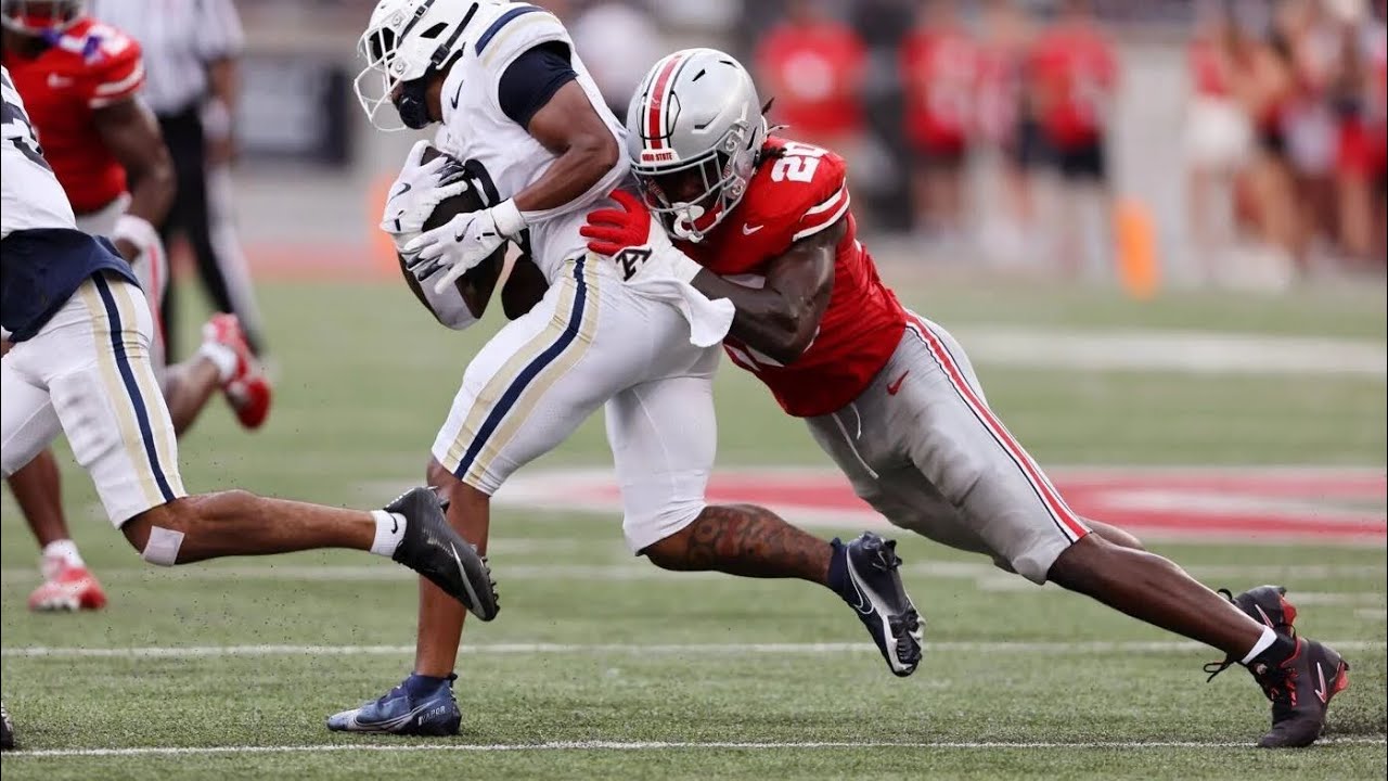 Arvell Reese highlights vs Akron | CFB 2024 - YouTube