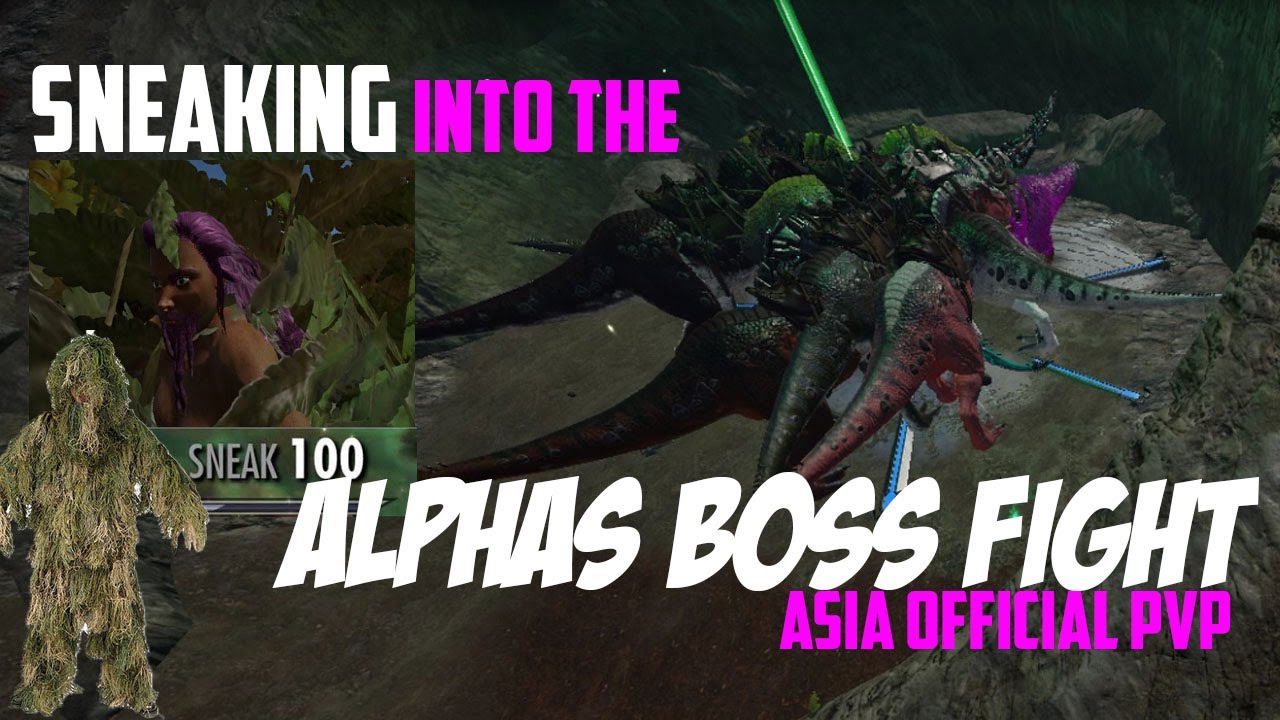 Ark Asia Official PvP | SNEAKING INTO + GRIEFING ENEMY BOSS FIGHT - YouTube