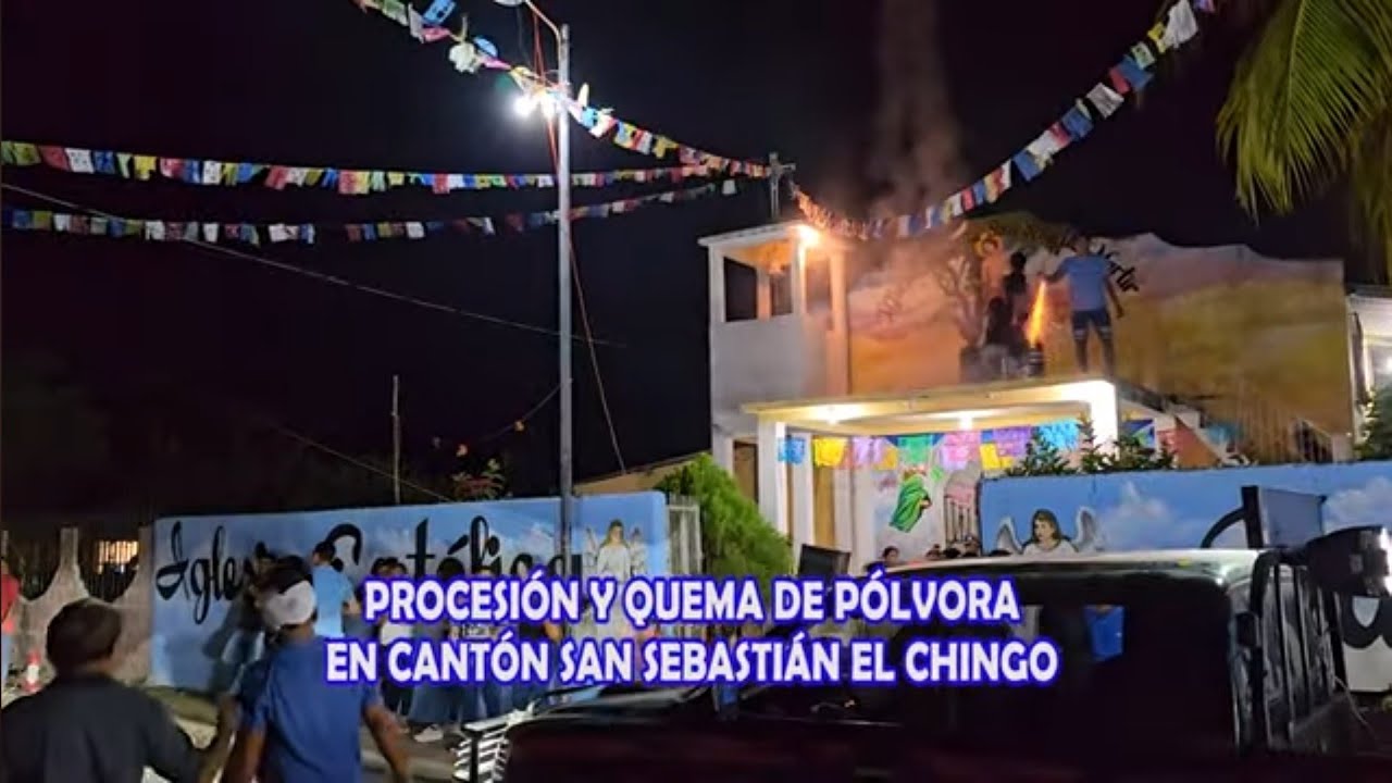 Procesión y Quema de Polvora, Finalizando Las Fiestas de San Sebastian ...