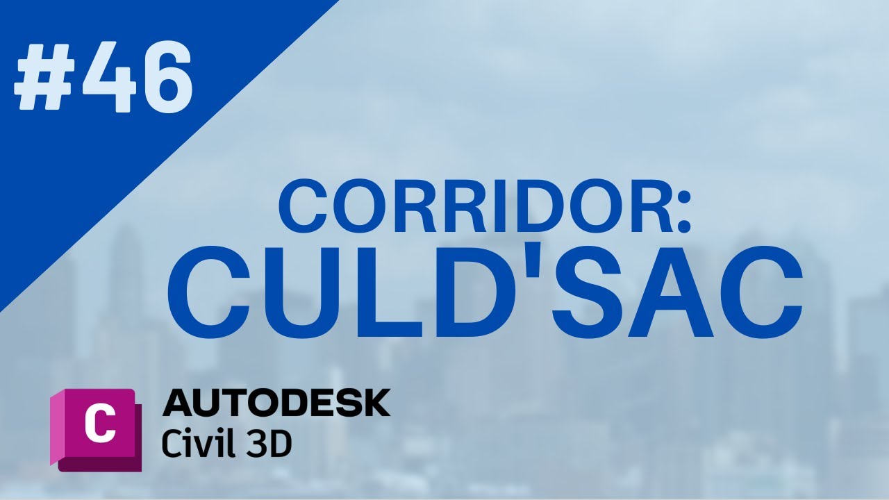 Curso de Civil 3D - Aula 46: Corridor - Culd'Sac - YouTube