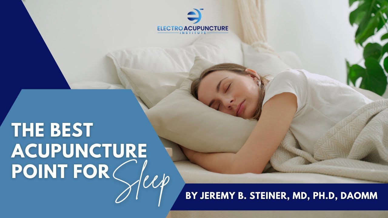 The Best Acupuncture Point For Sleep - YouTube