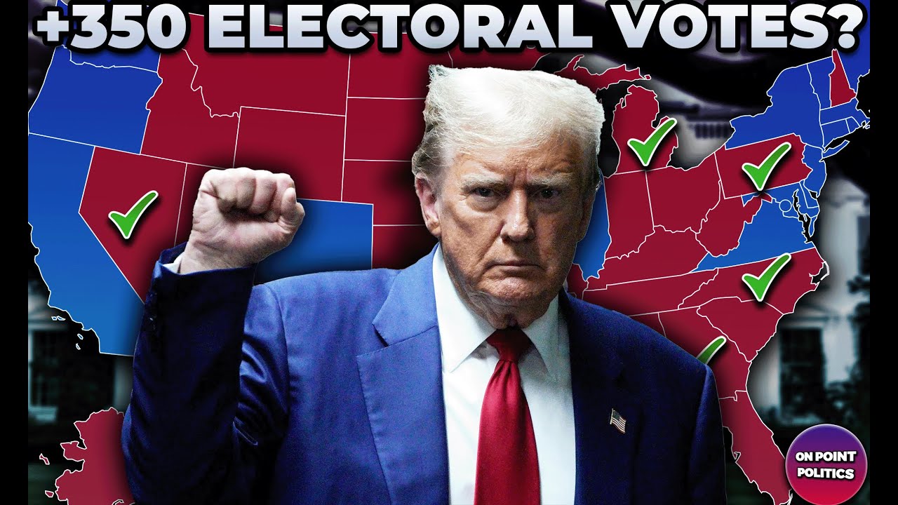 TRUMP'S PATH TO 350 ELECTORAL VOTES IN THE 2024 ELECTION + BIDEN'S BEST ...
