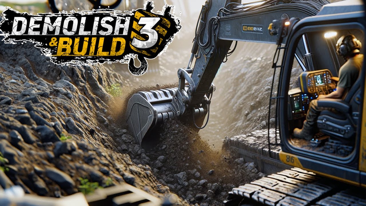 Demolish & Build 3 Prolog #03 - Bagger-Chaos auf der Baustelle! - YouTube