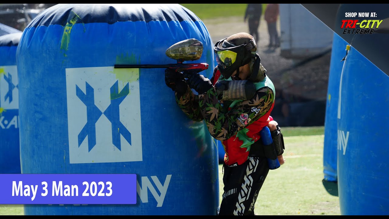 3 Man Paintball Tournament Event1- May 2023 - YouTube