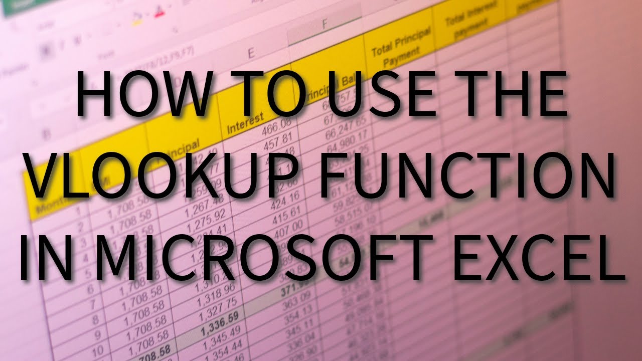 Vlookup Simplified - YouTube