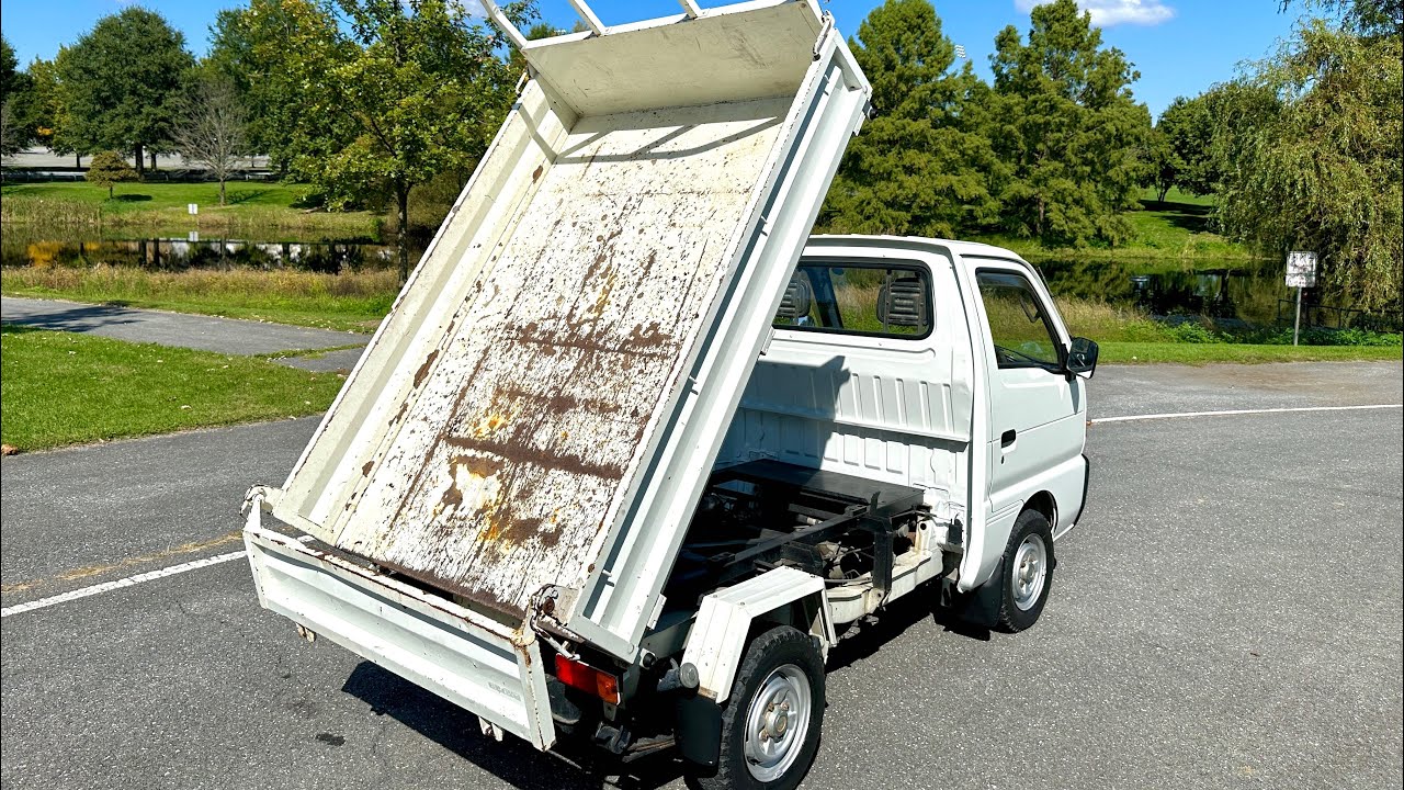 1994 SUZUKI CARRY DD51T- DUMP TRUCK- KEI - 4WD - JDM - DUMP BED ...