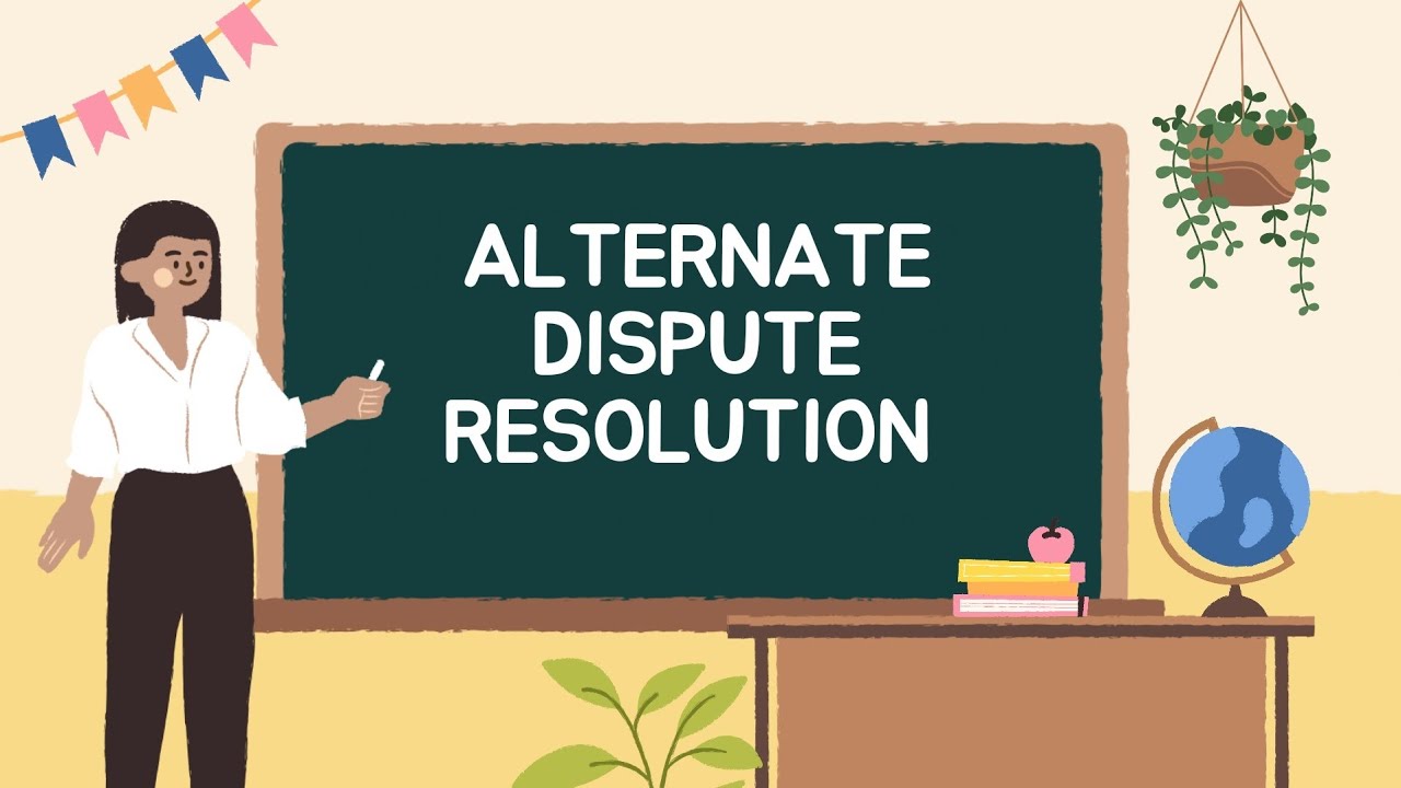 Introduction to Alternate Dispute Resolution||Modes of ADR||ADR system ...