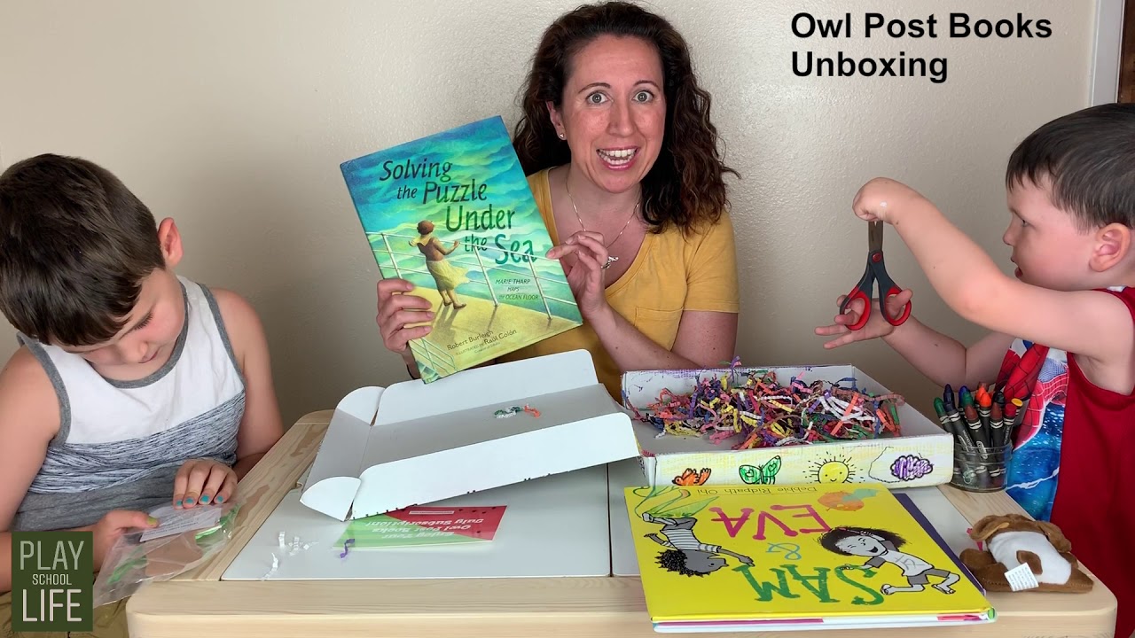 Subscription Box - Owl Post Books (JULY) - YouTube
