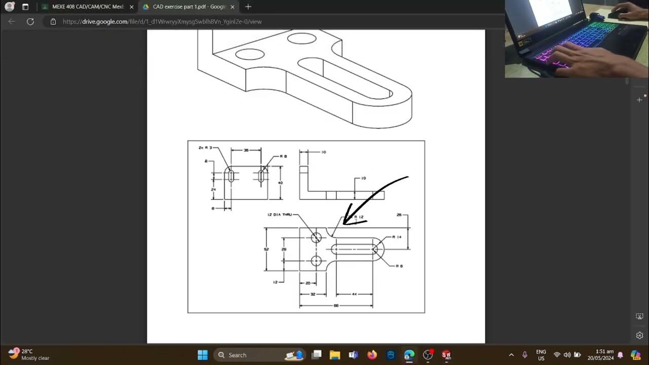 SIMPLE SOLIDWORKS MODELING GUIDE: Step by Step tutorial - YouTube