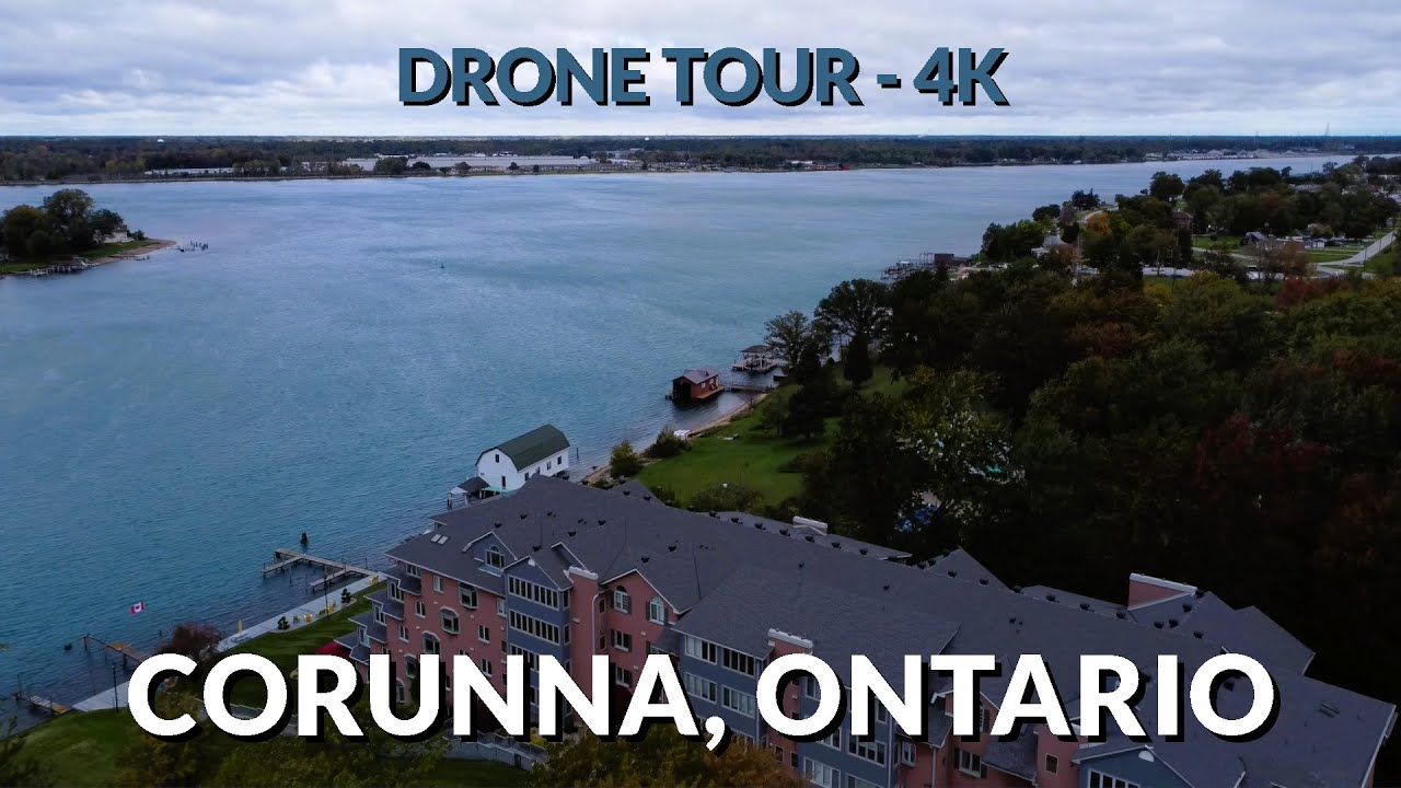 Exploring Corunna from the Sky 🚁 | 4K Drone Tour of Ontario’s Scenic ...