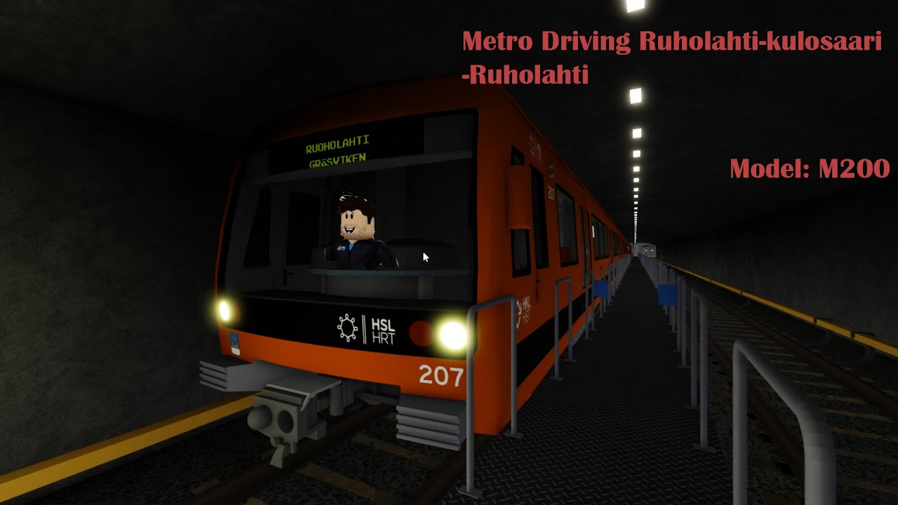 Metro Driving M200 Helsinki metro - YouTube