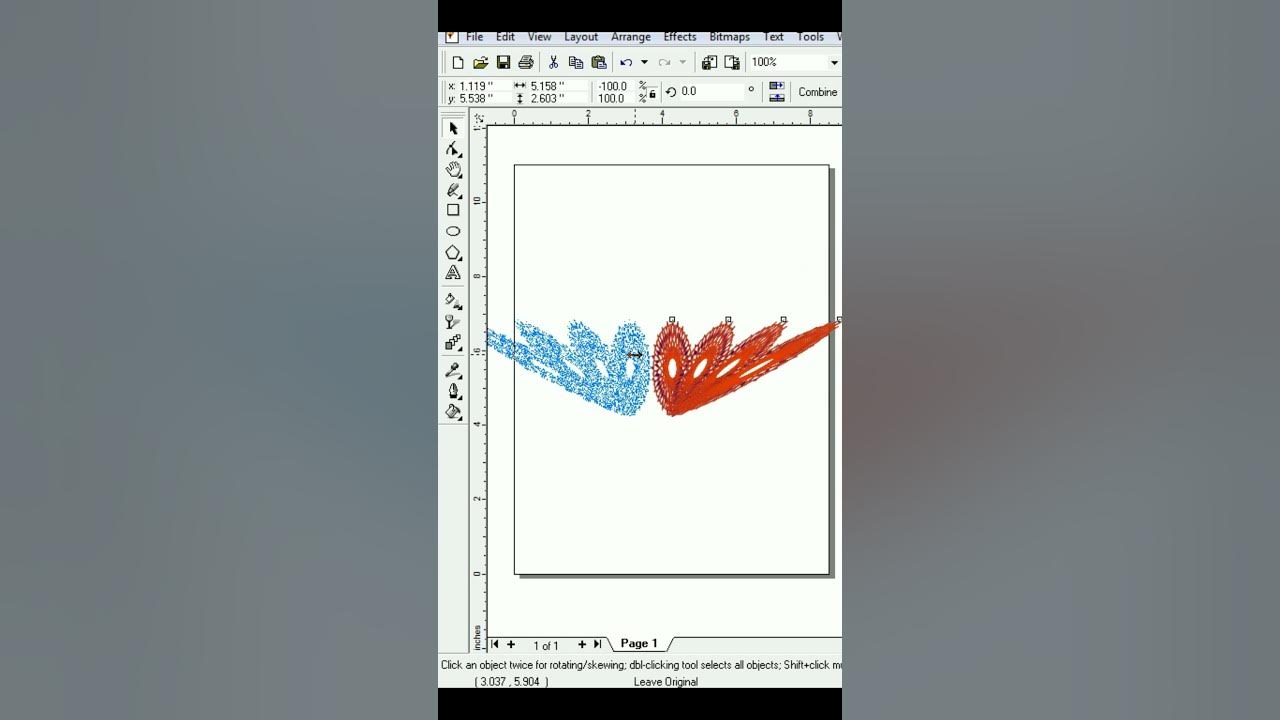 Unique Art Design In Coreldraw Lunar Computer College Youtube