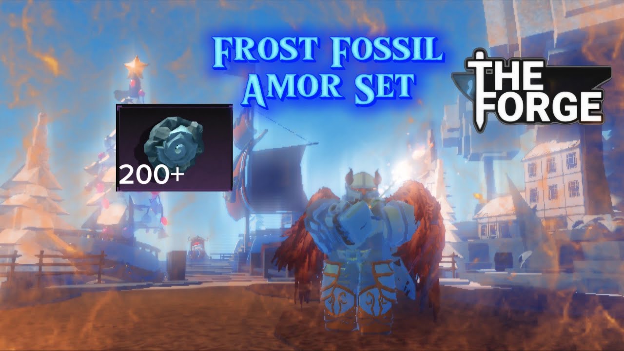 I MADE FULL FROST FOSSIL ARMOR SET IN ROBLOX FORGE! - YouTube