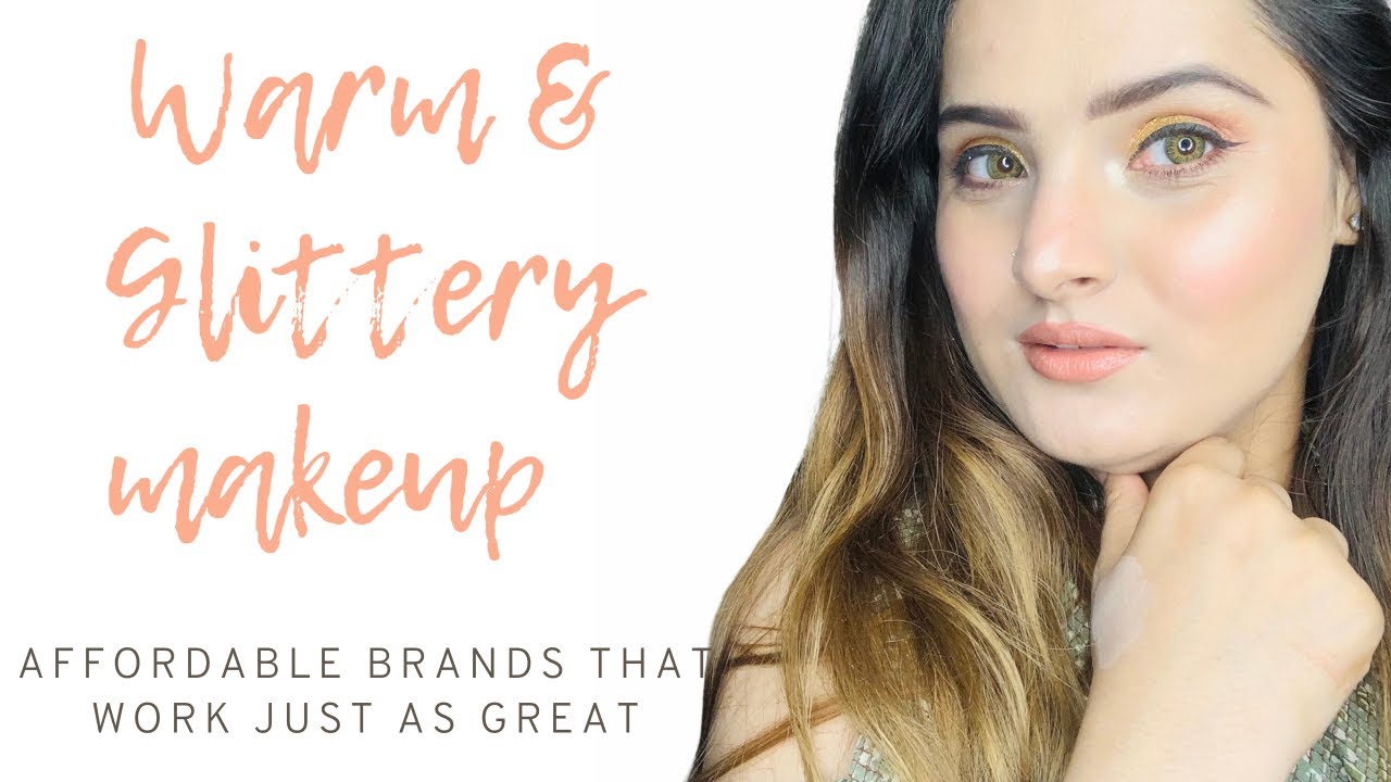 Easy Steps for Amazing Glittery Makeup for Beginners | Warm & Glittery ...