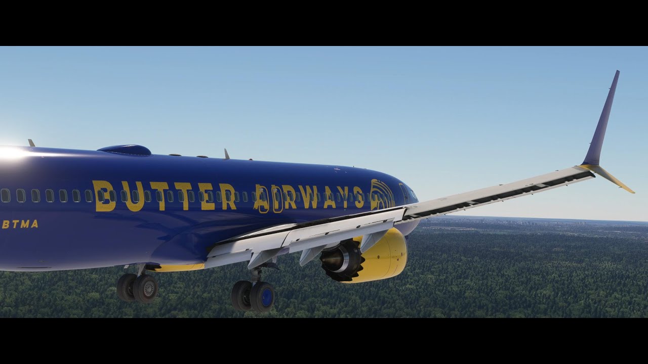 B737 Max8 Approach and Butter Landing at Kaunas - YouTube