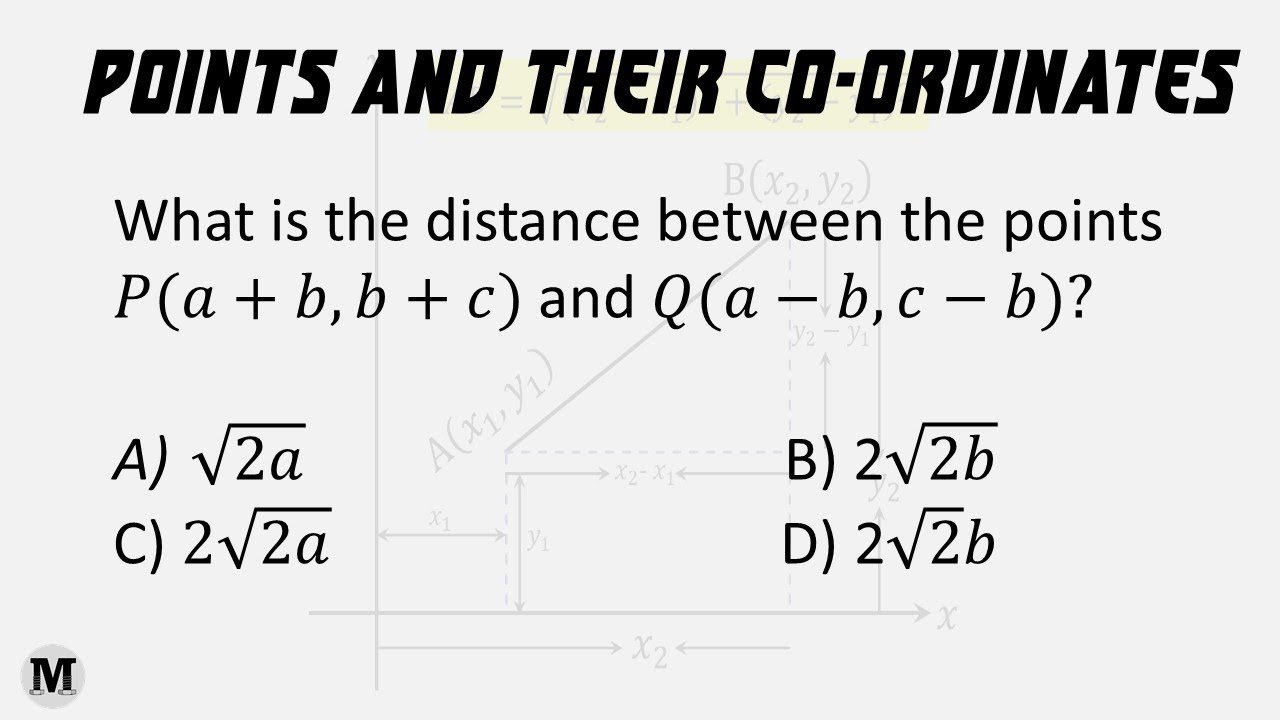 5 | Points and their co-ordinates | Distance Formula - Worked Out ...