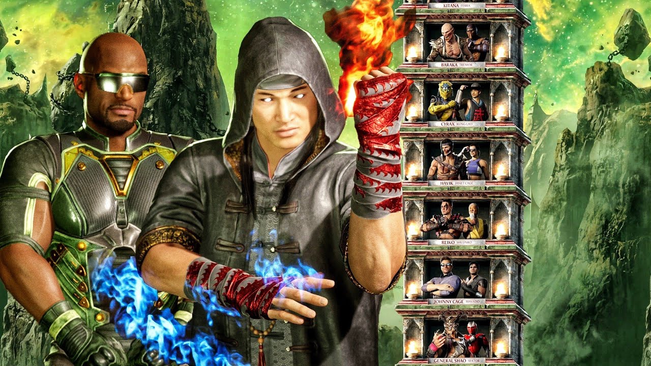 Watchful Patron Liu Kang with Darrius Kameo Champion Klassic Tower ...