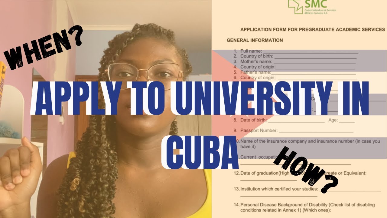🇨🇺👩🏿‍⚕️How to Apply to University in Cuba (Health Sciences) I Study in ...