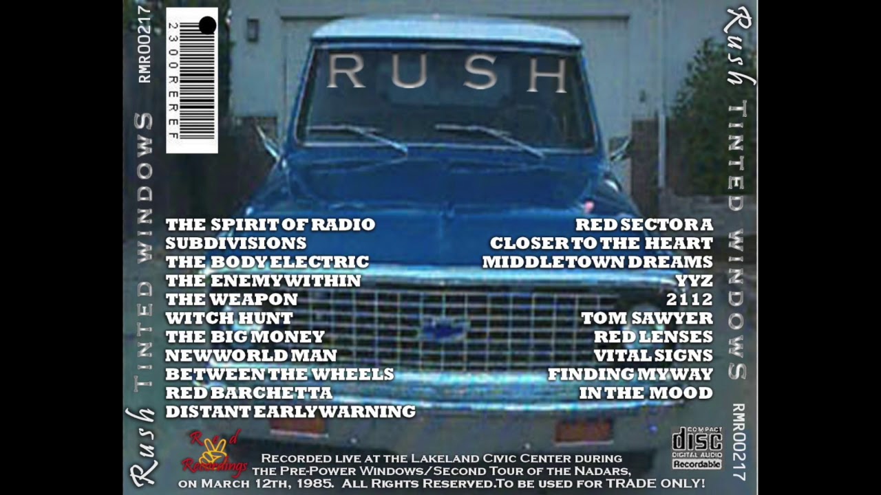Rush- Live in Lakeland, 3/12/1985 - YouTube