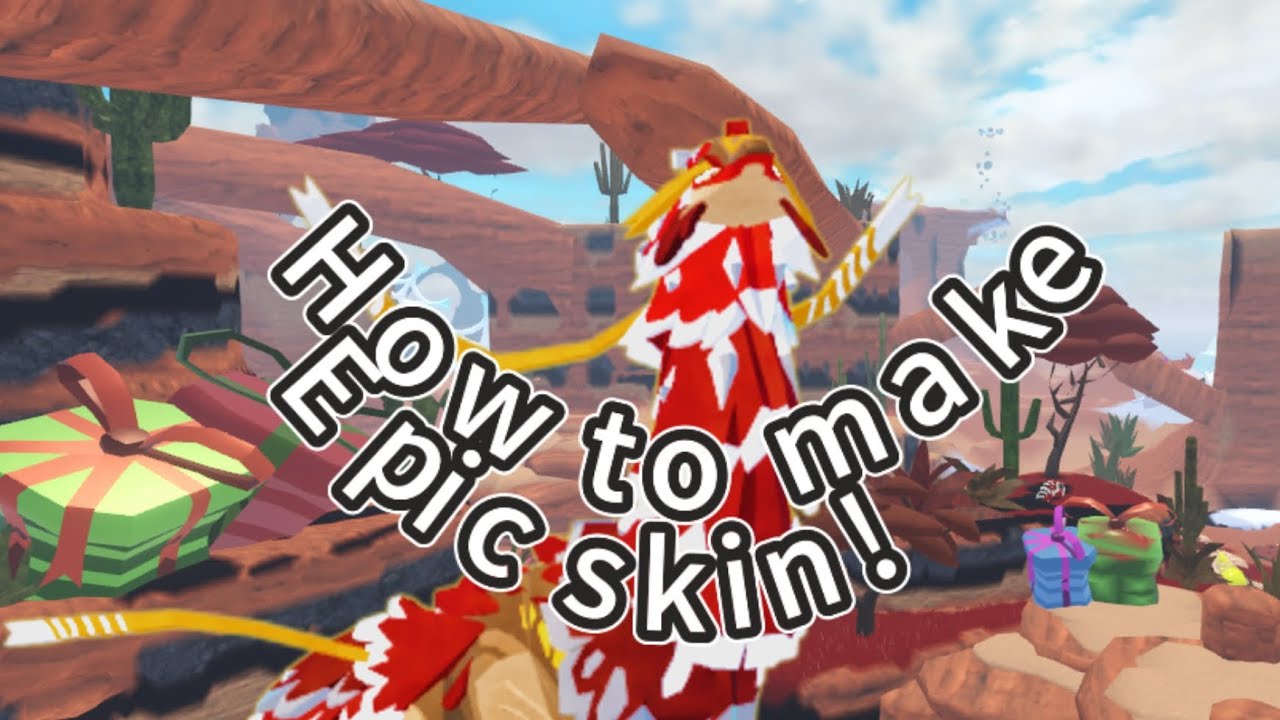 How to make an epic skin in creatures of sonaria Roblox ft Coniferon ...